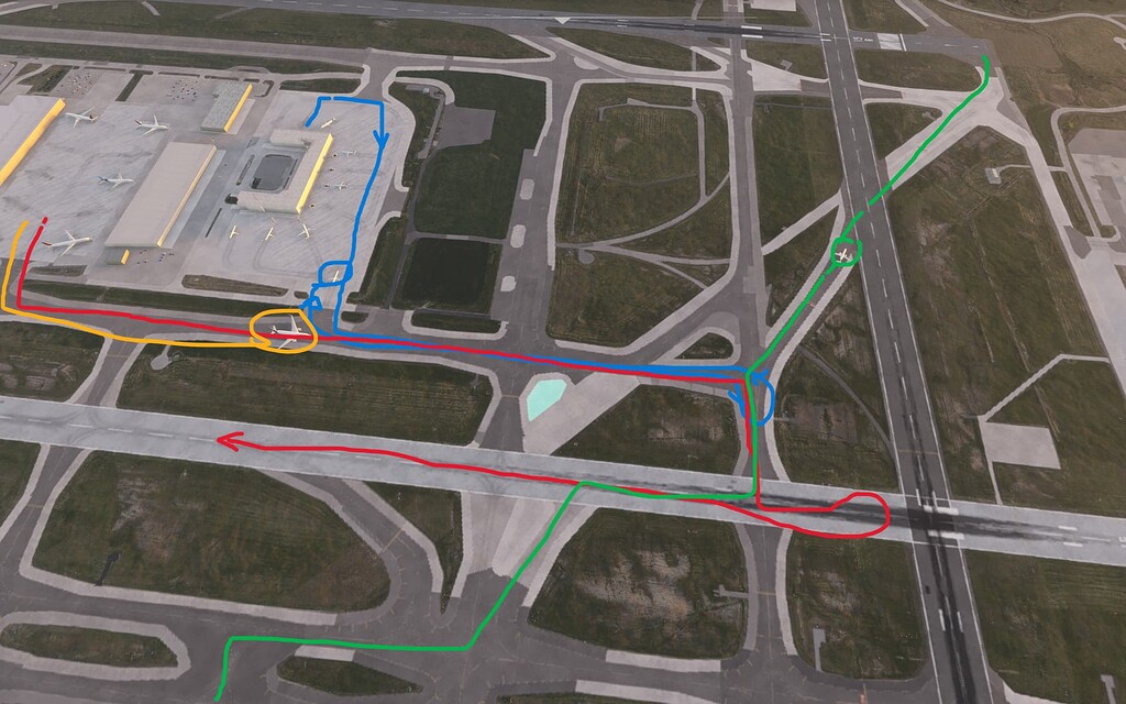 AI planes and ATC are still broken and not aware of their surrounding ...