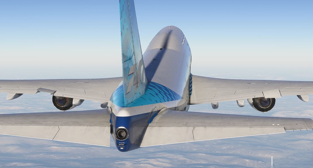 747-8 Flaperons not returning to neutral in level flight - Aircraft & Systems - Microsoft Flight ...