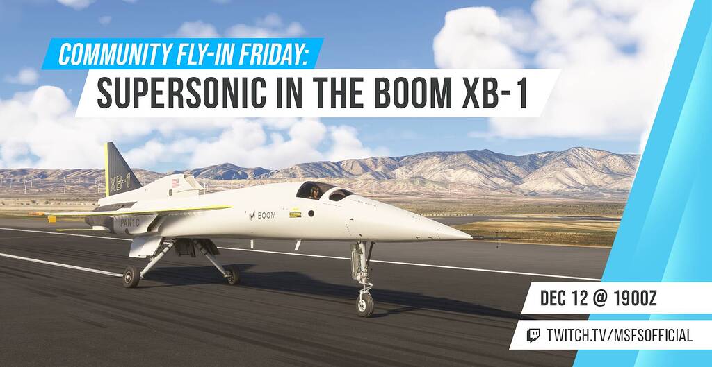 [Official] Community Fly-In Friday: Supersonic in the Boom XB-1 ...