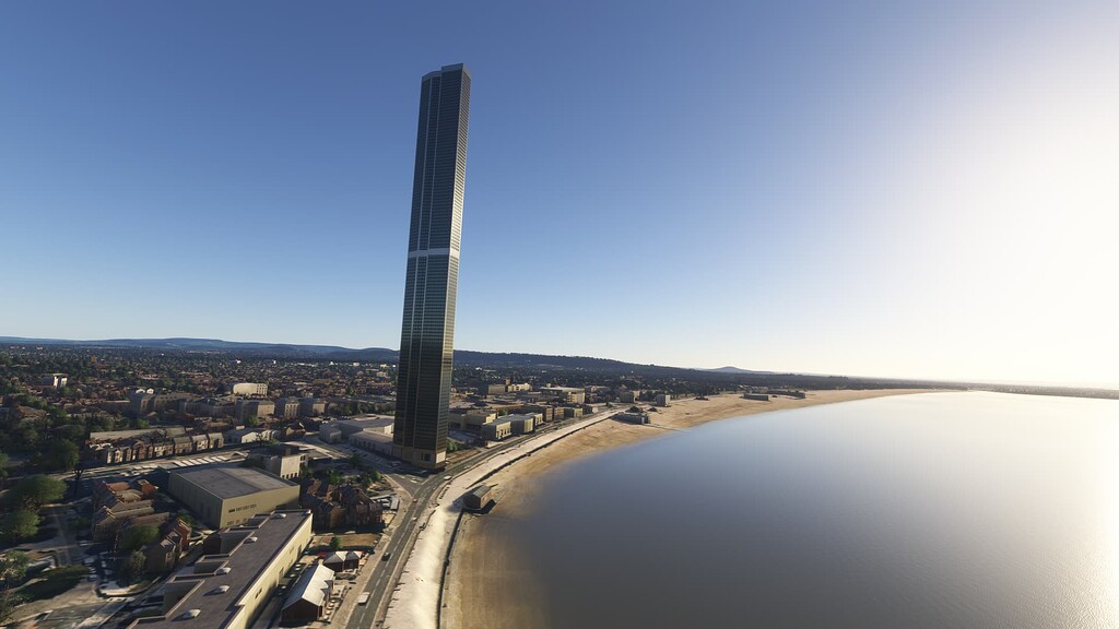 800 foot tall building in Weston Super Mare, UK - Scenery and Airports ...
