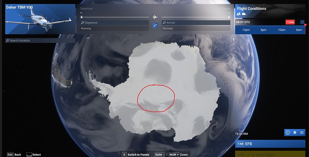 [UI glitch] World map - South pole projects night view of the world ...