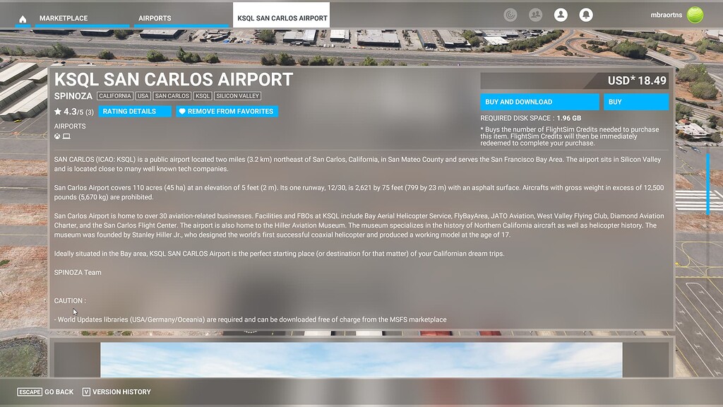 What are "World Update libraries"? Spinoza KSQL - Airports - Microsoft ...