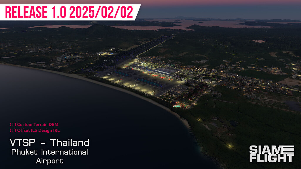 [UPDATE 1.0.3] VTSP/HKT Phuket International MSFS | SiamFlight - 3rd ...