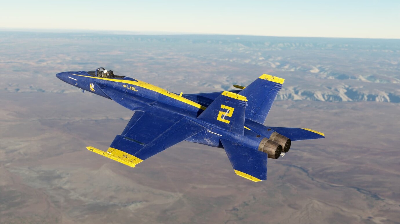 [UPDATE] JEDSFC FA18E BlueAngels Liveries | 2020 2024 | JED Studio ...