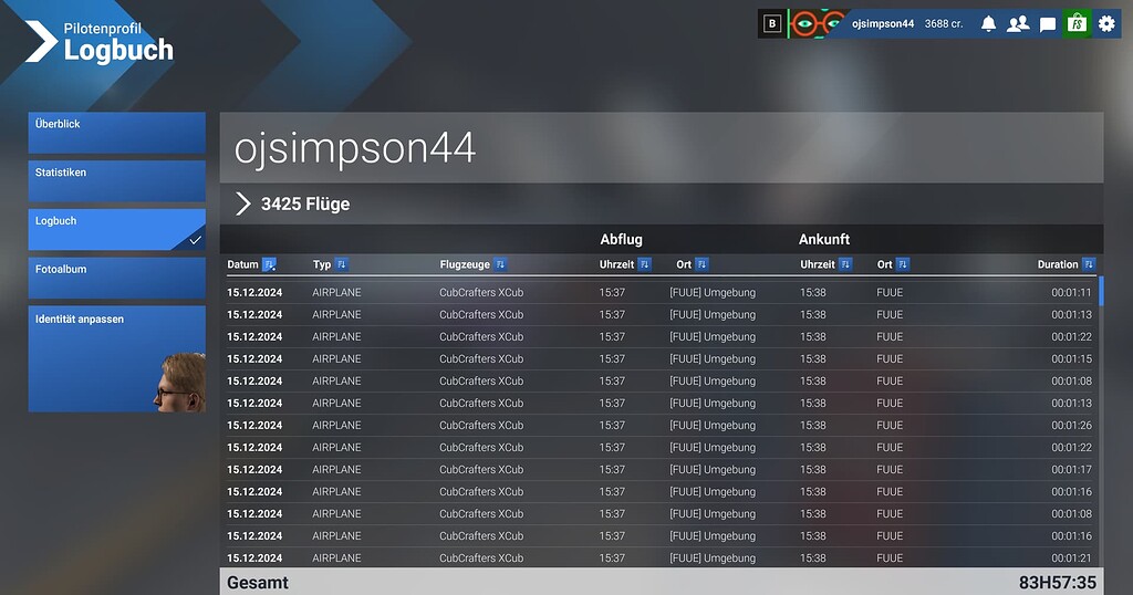 [FIXED] Logbook Hardcap (3425 flights) / EFB + Logbook issues ...