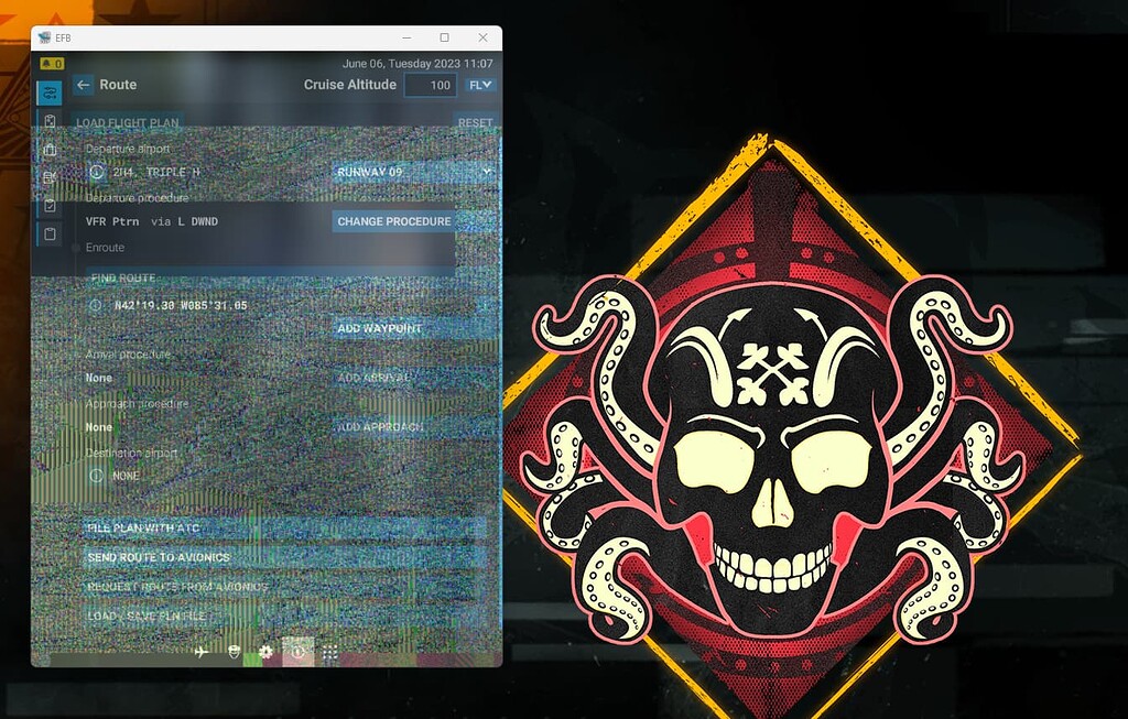When doing my first mission, I have seen this garbled screen on my ...