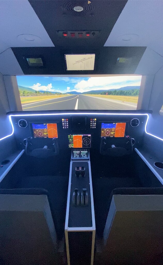 Finally Finished My DIY "Skytation" (Longitude) Home Cockpit - Home ...