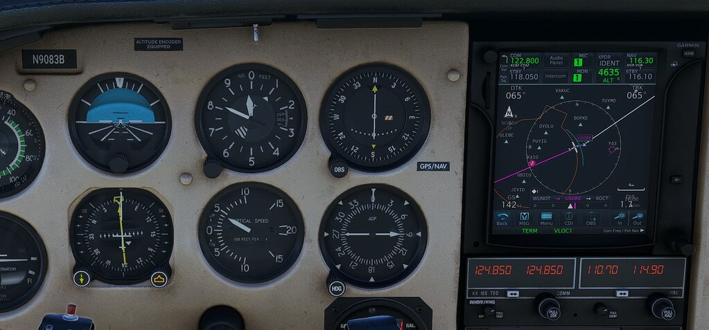Carenado 182RG HSI CRS and HDG doesn't match GPS Track - Aircraft ...