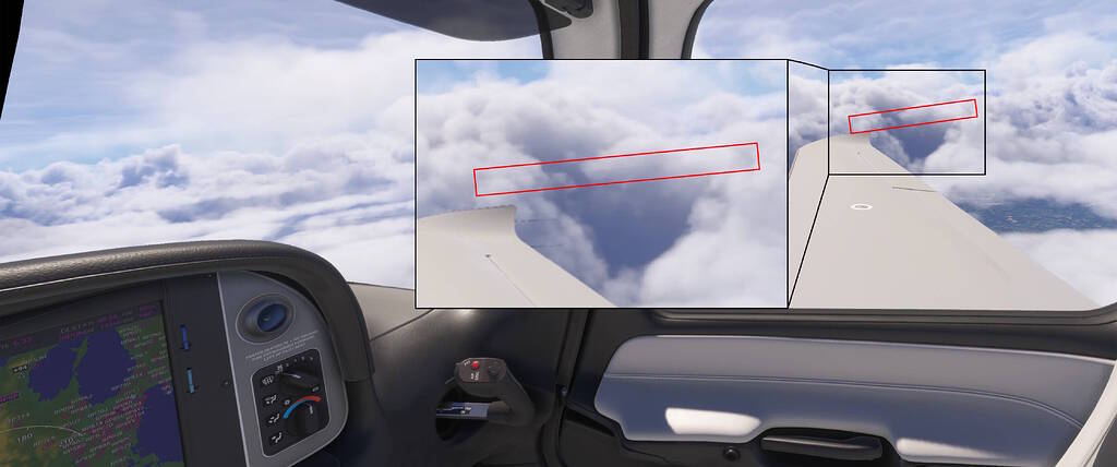 VR: distant clouds seem to be rendered as 2D, at wrong distance ...