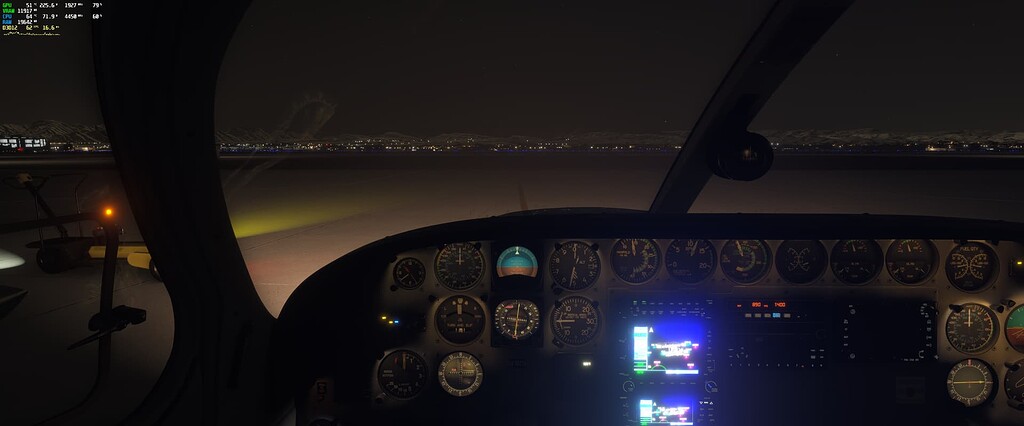 GNS screens too bright at night / Carenado Cessna 404 Titan - Resolved ...