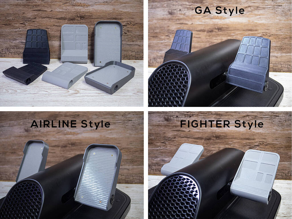 Upgrade for Honeycomb Charlie rudder pedals - Home Cockpit Builders ...