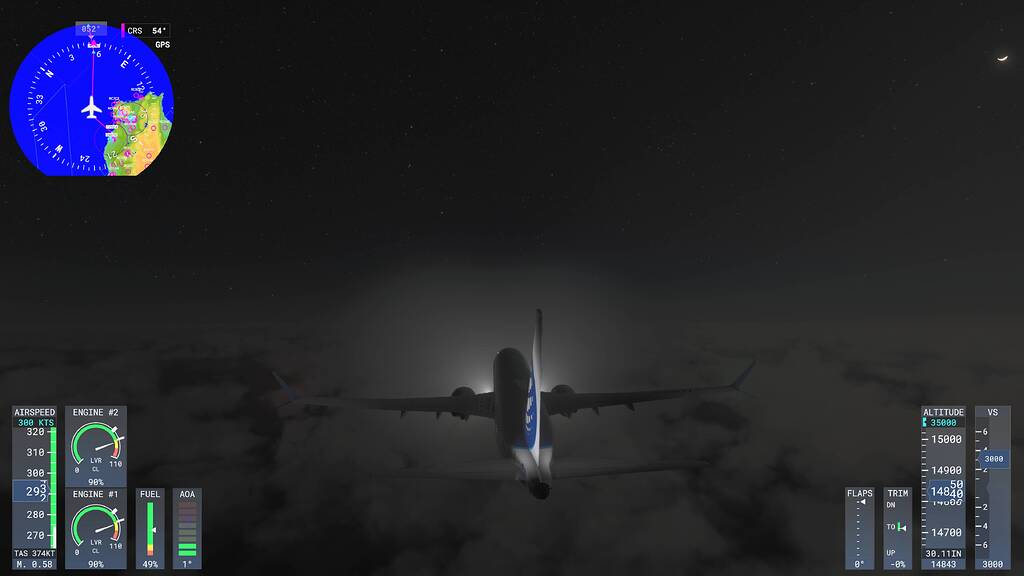 Somethings going on with the external HUD map 1.6.25.0 - Aircraft ...