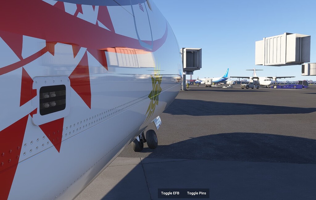 Loading NOT on runway puts me outside of the aircraft and End does not ...