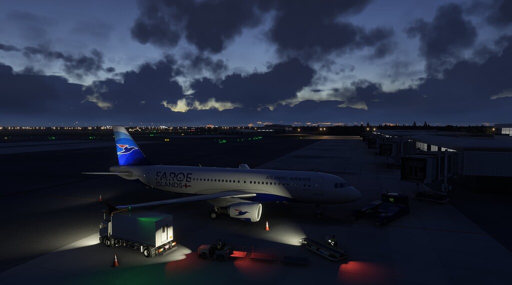 Late evening/night sky lighting seems too bright compared to IRL, takes ...