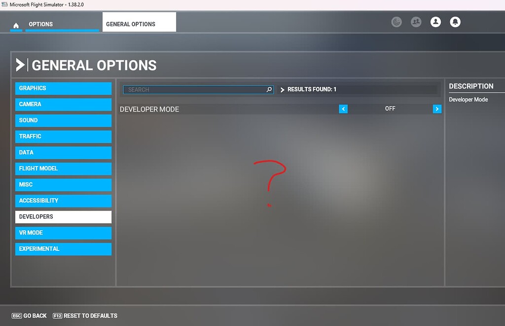 Developer Mode - Warning User that Pilot Log will be Disabled ...
