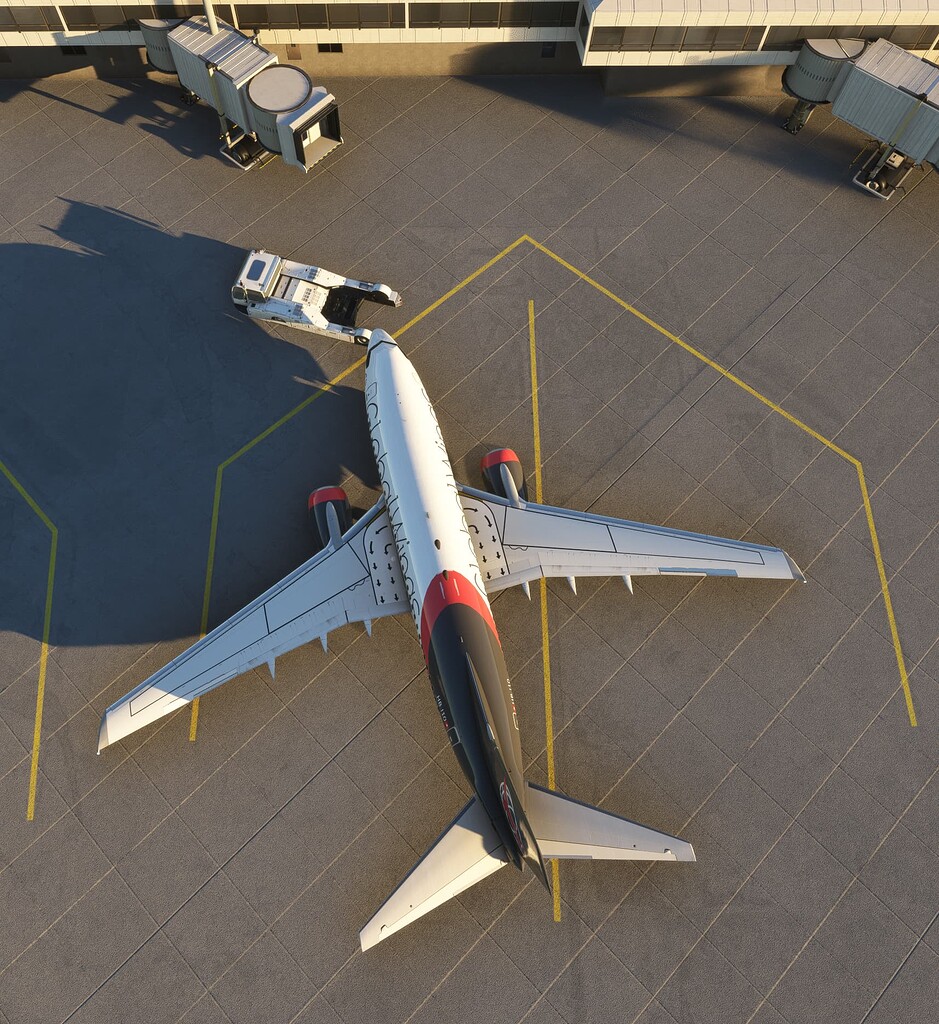 World Hub KMDW Update: Parking spots misaligned / wrong positions ...