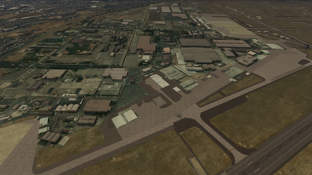 KHIF — Hill Air Force Base Structures Flat - Scenery and Airports ...