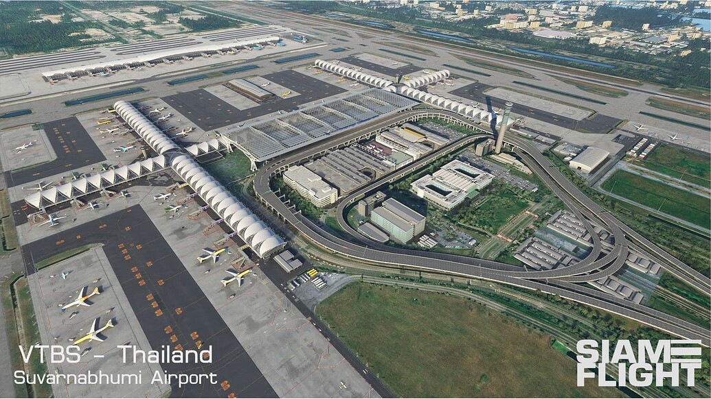[UPDATEv1.0.11] VTBS Suvarnabhumi Airport Thailand | SiamFlight - 3rd ...