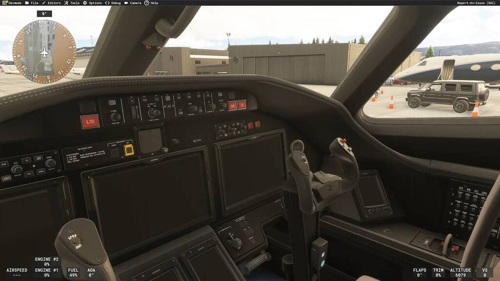 Can't toggle cockpit freelook with mouse, mouse is responsive with all ...