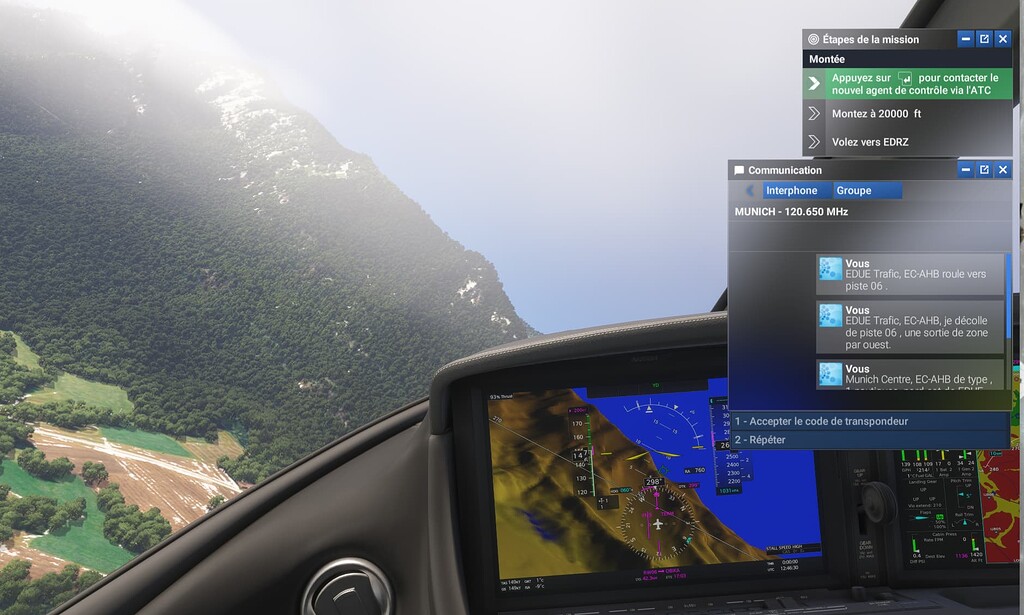 COM1, COM2, COM3 tabs disappeared from ATC window - ATC, Traffic ...