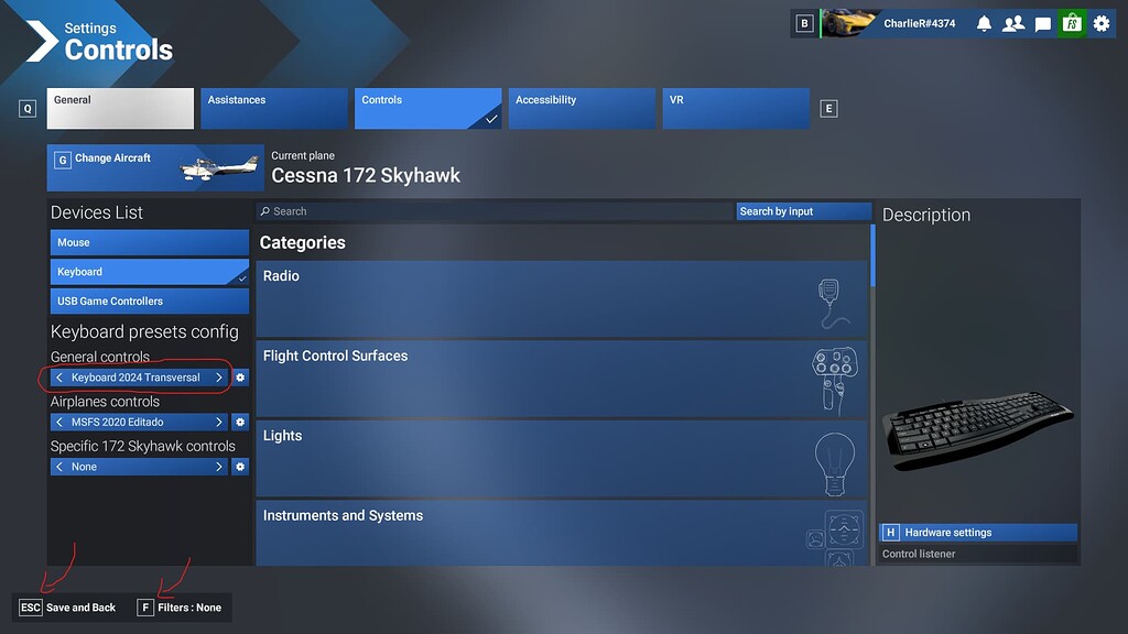 Custom profiles not work for interface control msfs 2024 - User Interface & Activities ...