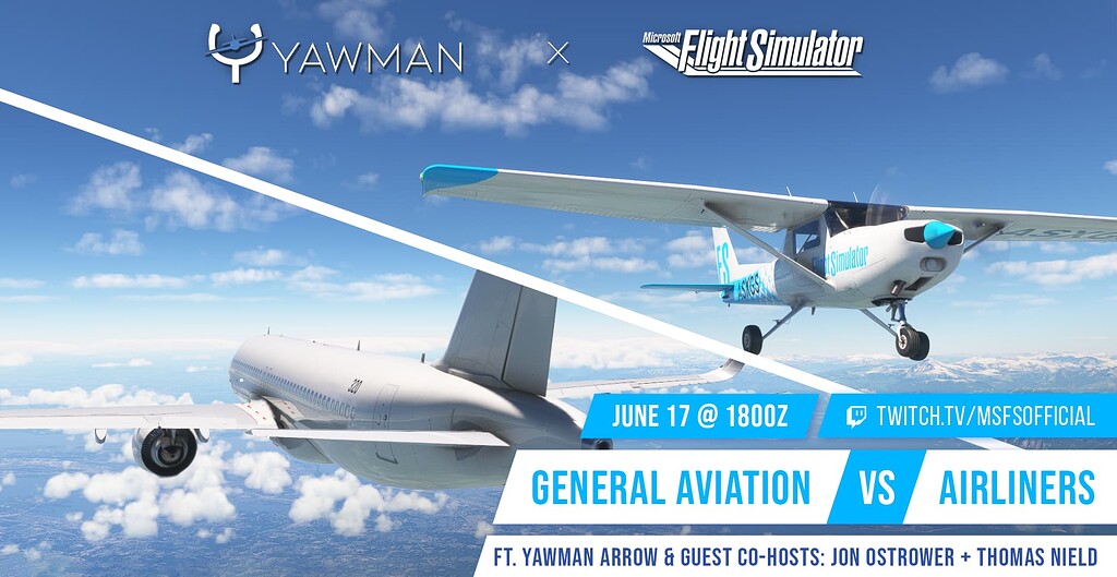 [Official] Community Fly-In: GA vs. Airliners Featuring Yawman Arrow & Guest Co-Hosts: Jon ...