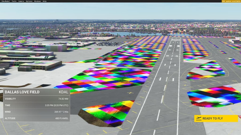 Rainbow checkerboard textures all over scenery & terrain - World ...