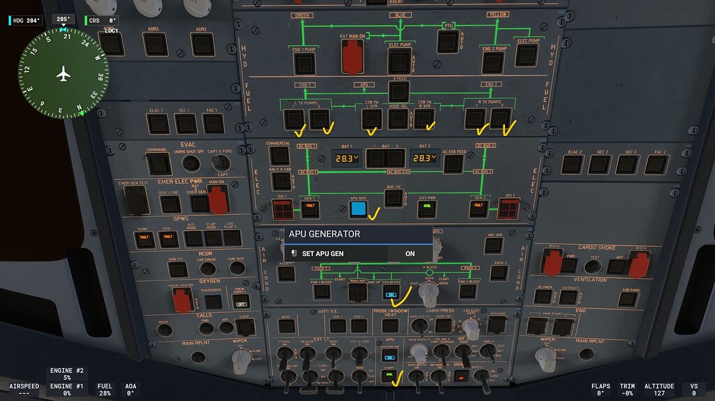 A320neo no Fuel Flow with Pumps on - Aircraft & Systems - Microsoft Flight Simulator Forums