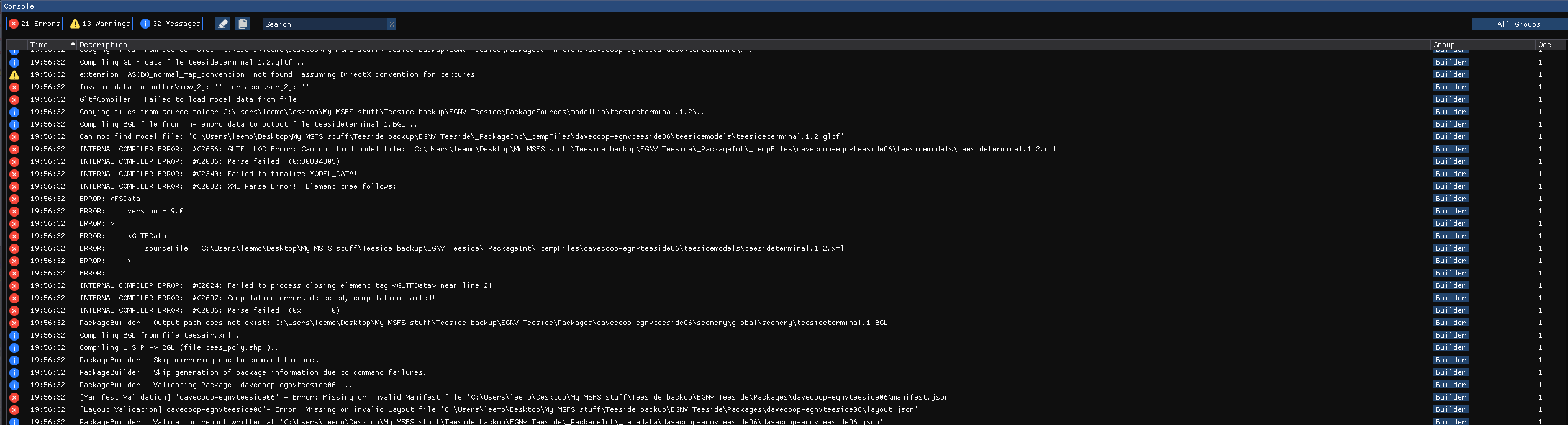 Receiving "Internal Compiler Error" when attempting to build package - #8 by MozzerMonkey - SDK ...