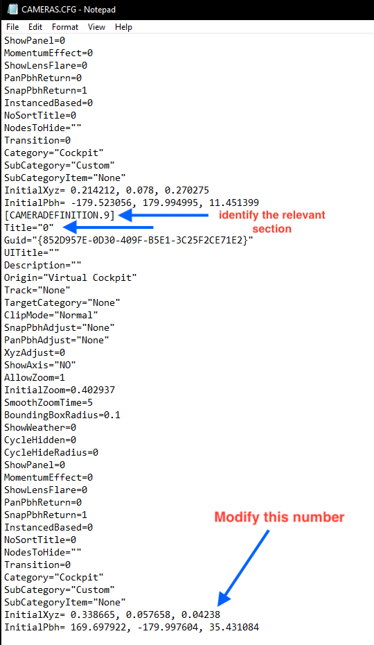 Guide – How to configure Cockpit Views / Cameras using Custom Camera controller assignments ...