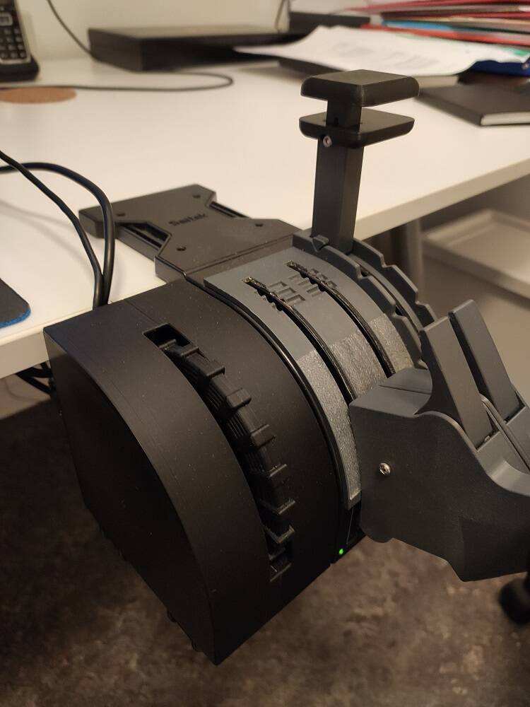 Saitek Airbus throttle and flaps reversible conversion - Home Cockpit ...