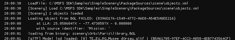 Loading Object from BGL Failed - Objects Not Showing [ SDK 0.12 ] - SDK - Microsoft Flight ...