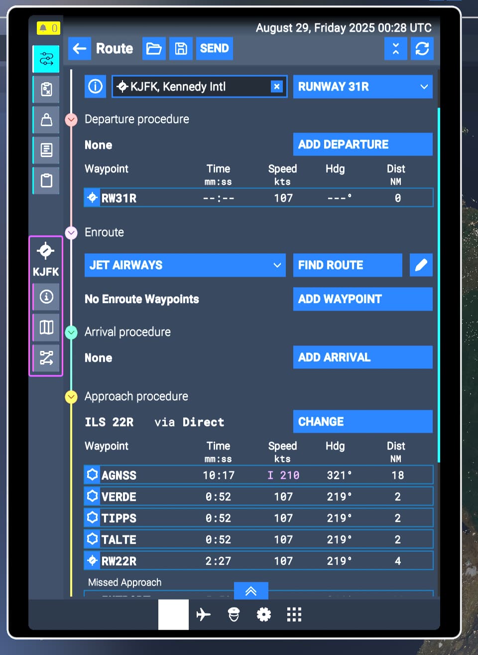 2024 and setting up IFR flight plans - ATC, Traffic & NAVAIDs ...