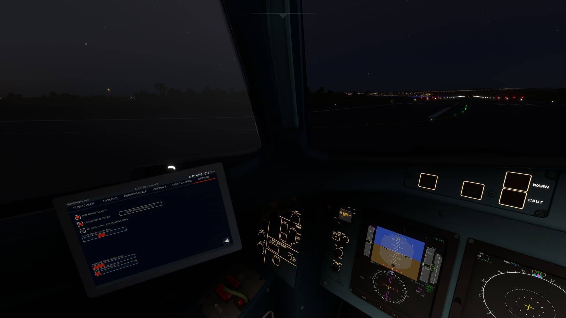 ATR - Dimm or hide EFB - Resolved - Microsoft Flight Simulator Forums