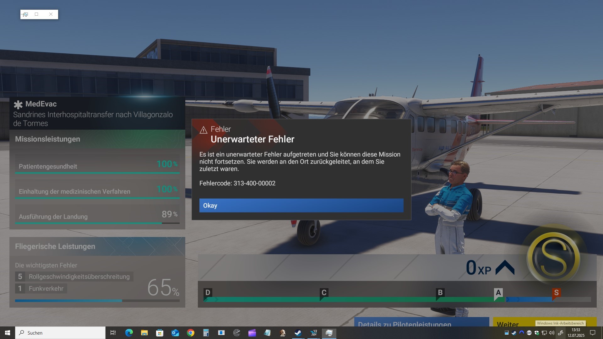 Career Mode Unexpected Error: 313-400-00002 - User Interface ...