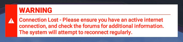 Low bandwidth Message - Connection Lost - Switched Offline - #1363 by ...