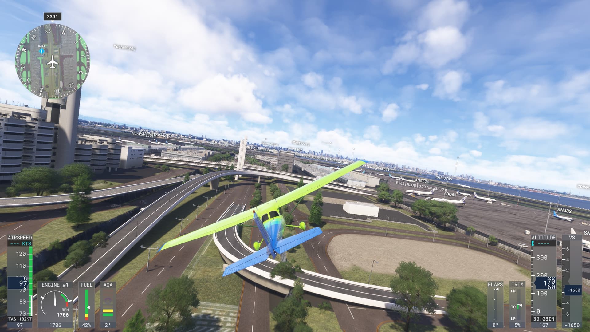 All runways of Haneda Airport (RJTT) are now depressed 10 feet into the ...