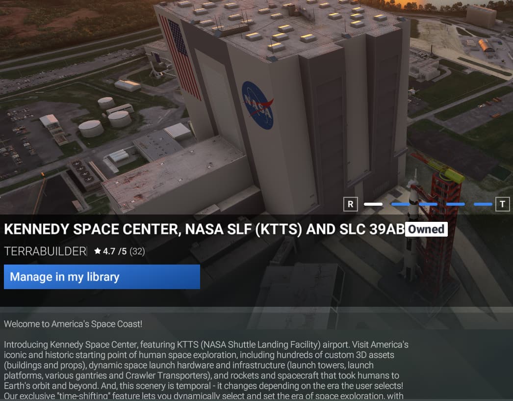 [V2 RELEASED] Kennedy Space Center VAB area detailed scenery, including ...