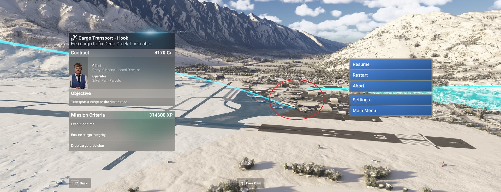 Cargo Hook Missions - Collection point INSIDE Buildings - User ...