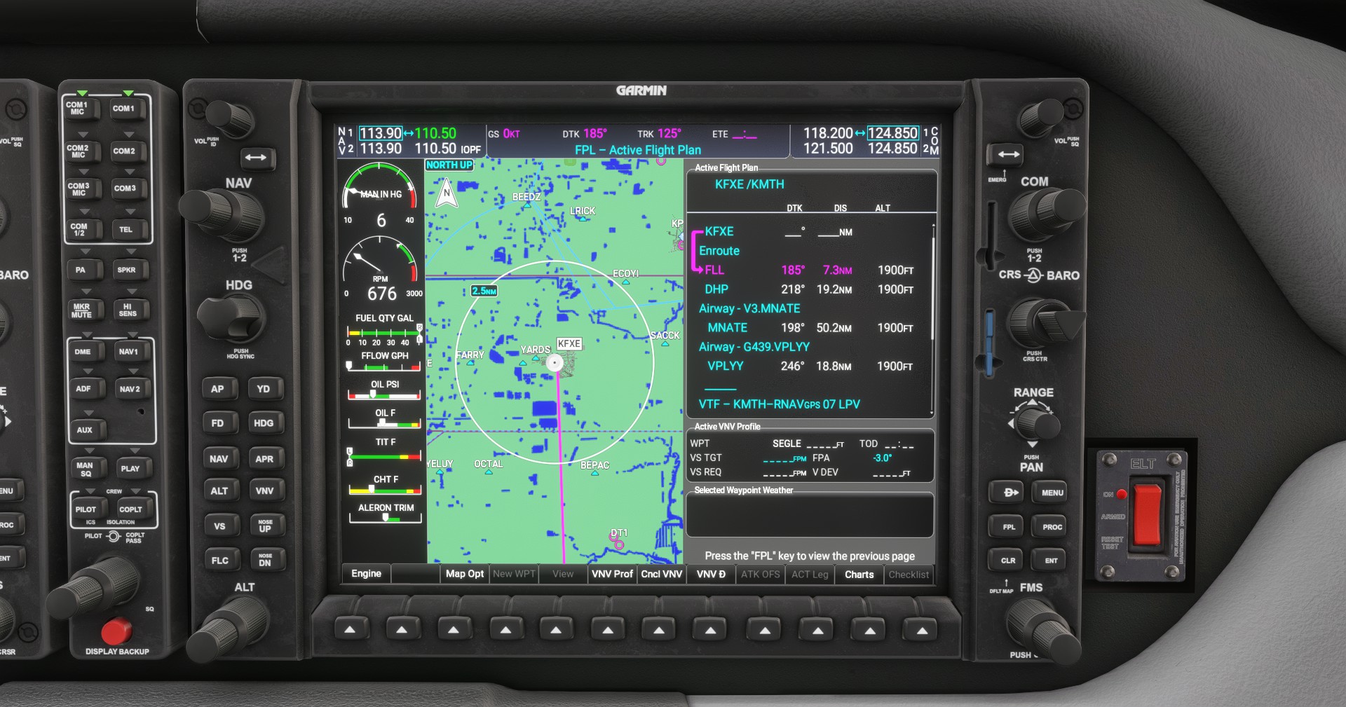 Cessna Corvalis 400 and flight planning with customs waypoints not ...