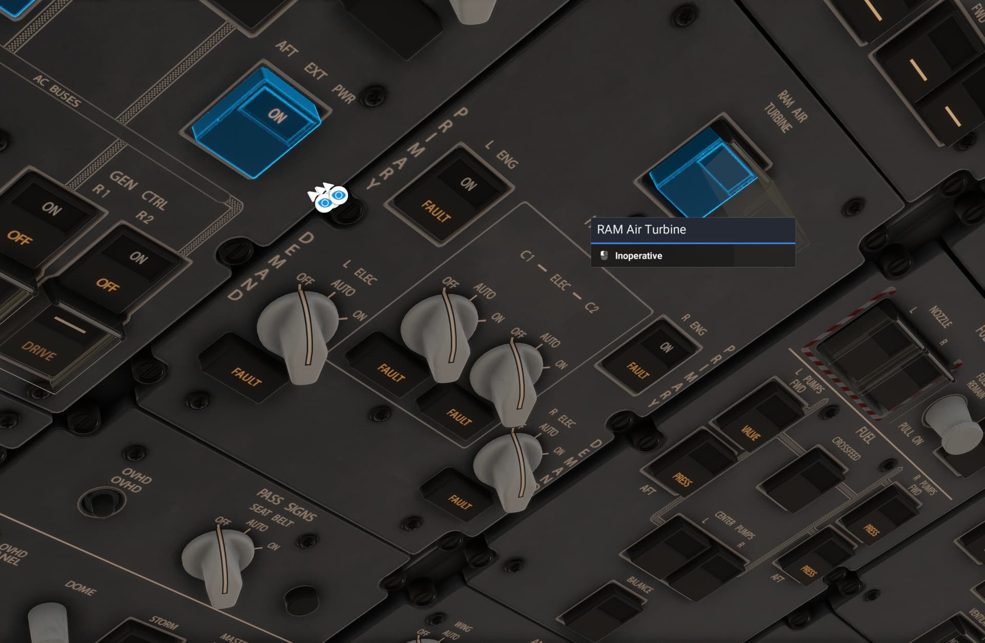 How to activate the Ram Air Turbine in the 787 - Aircraft & Systems ...