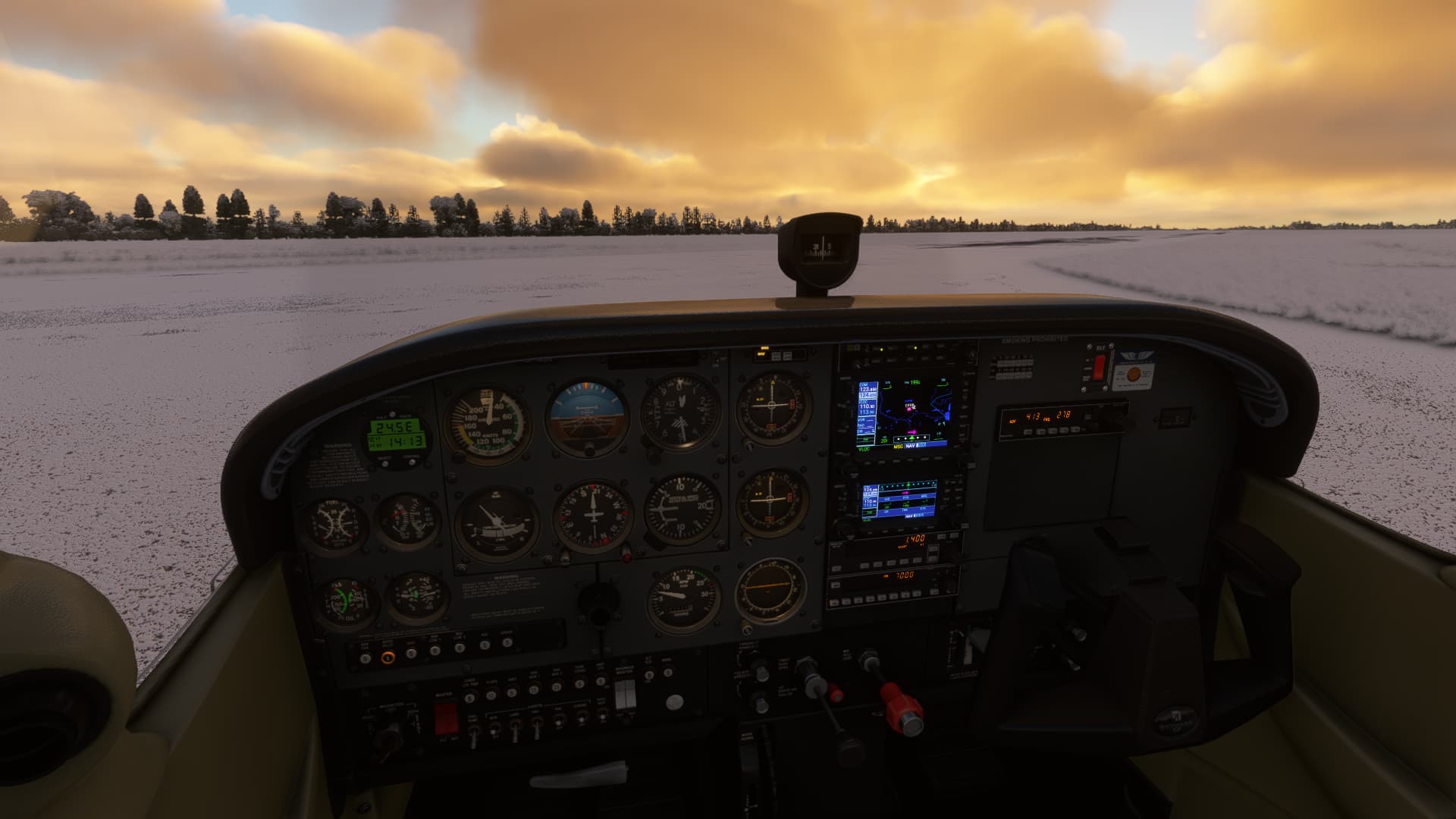 Blurry gauges, buttons labels and livery. Massive ghosting and blurred ...