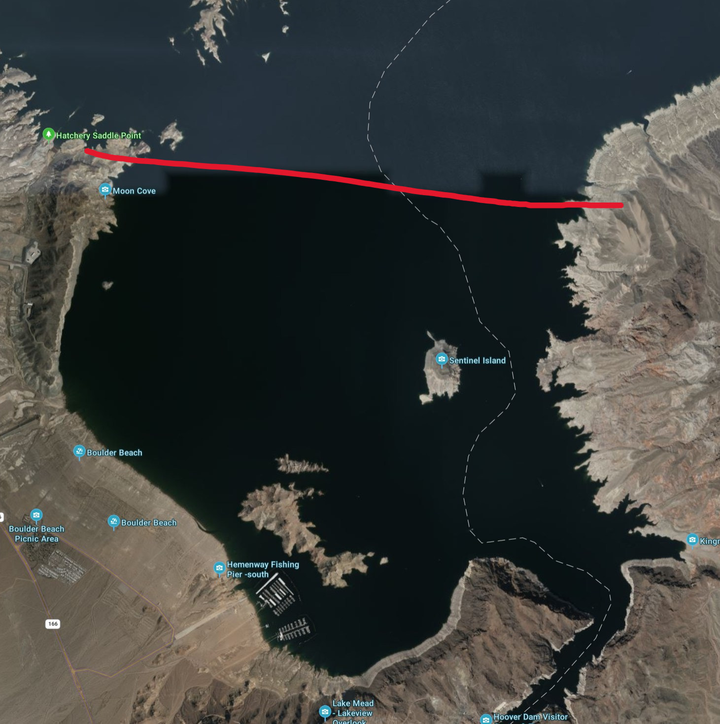 Lake Mead sudden elevation change - Scenery and Airports - Microsoft ...