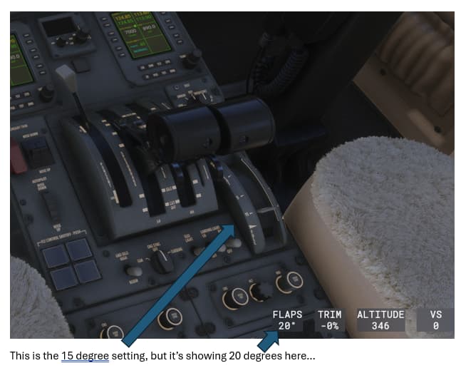 Cessna Citation X Flap setting adds 5 degrees - Aircraft & Systems ...