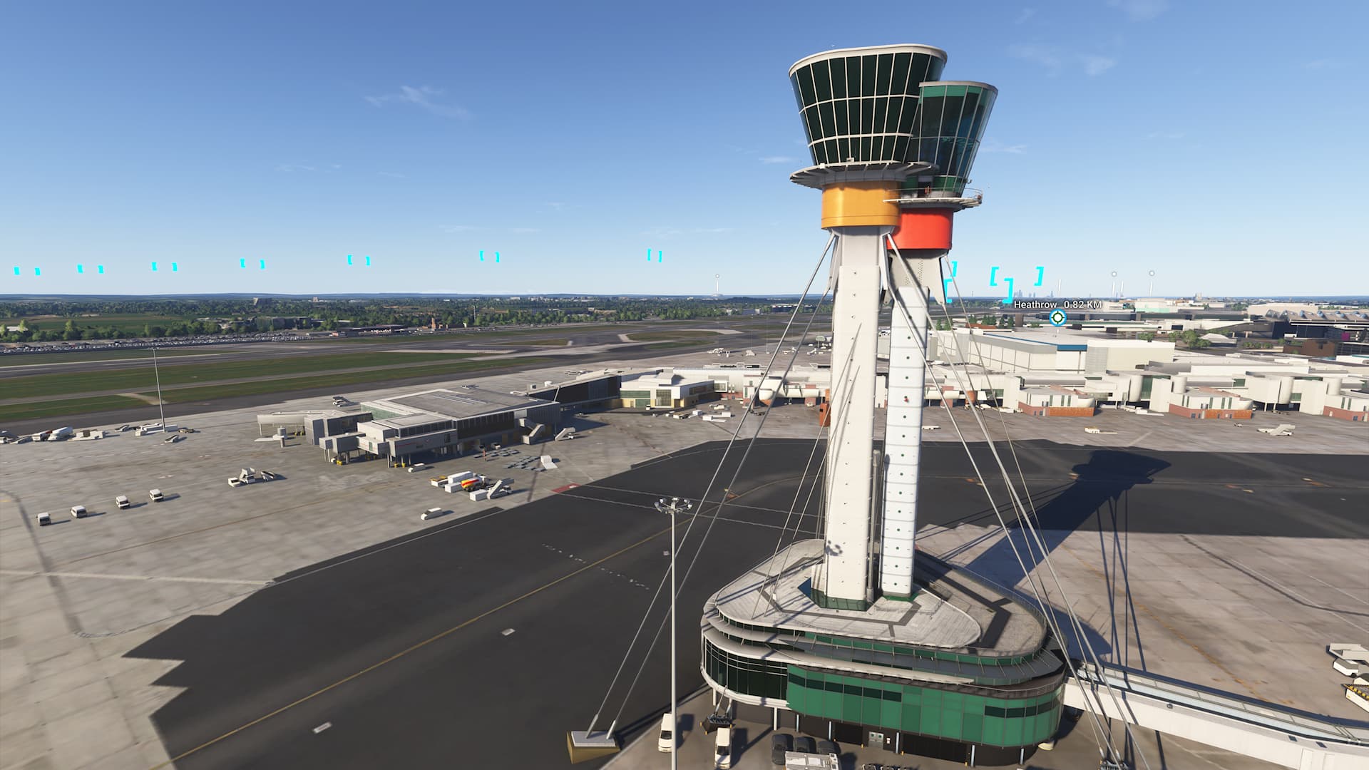 Heathrow EGLL - Two control towers - Scenery & Airports - Microsoft ...