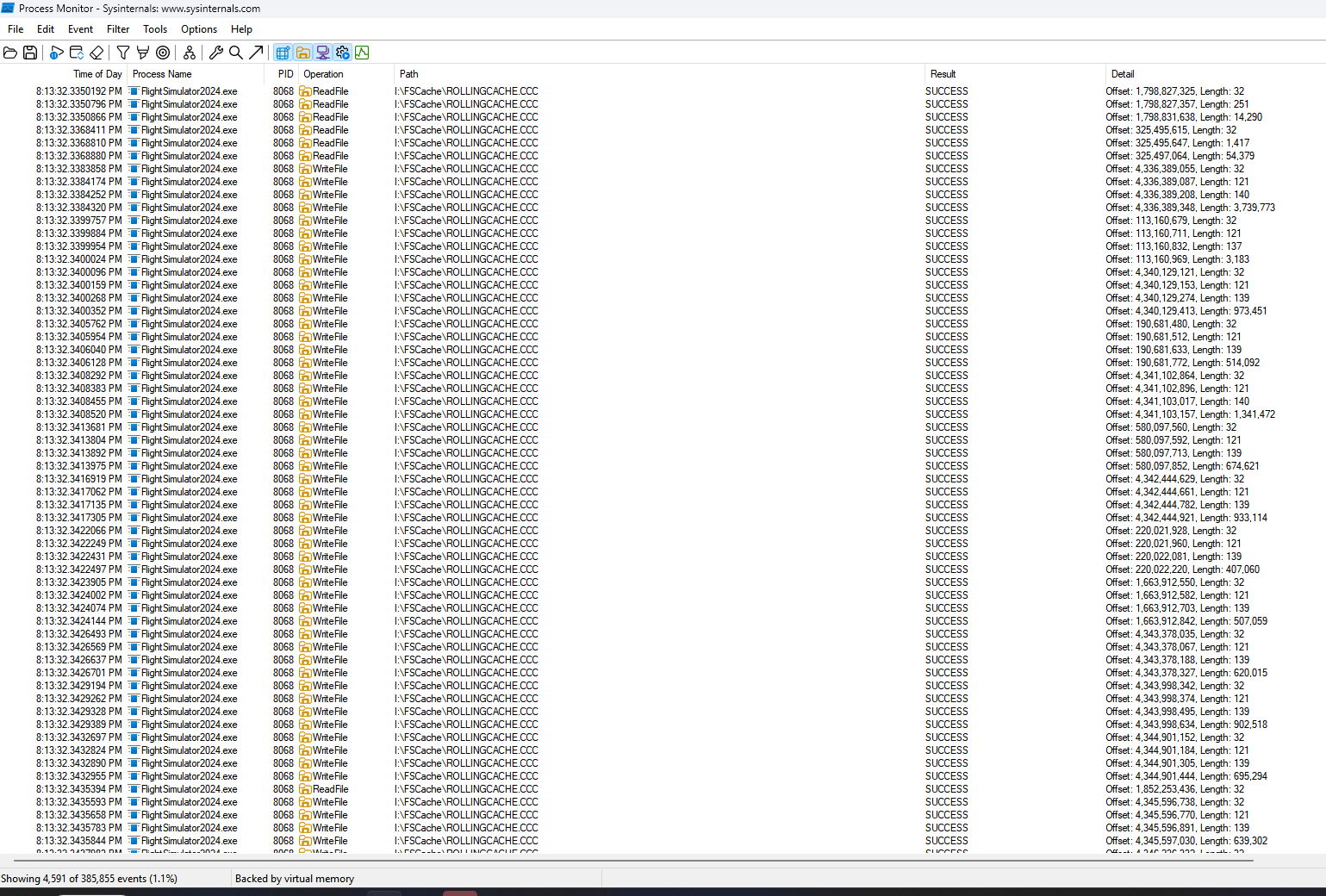 Tipp von mir: Rolling-Cache disablen! (bessere Performance und SSD geschohnt!) - MSFS 2024 ...