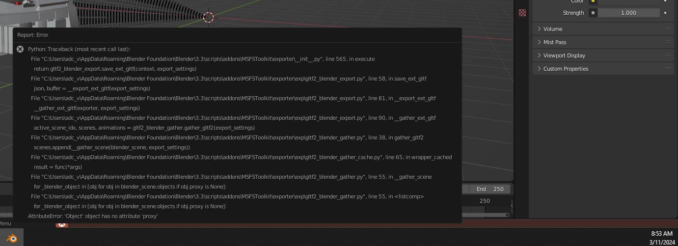 Assistance Needed with Error Messages in Blender and 3DS MAX ...