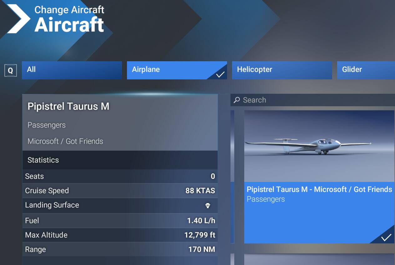 Airbus H225, Boeing CH47D & Magni Gyro M24 Displayed as Airplane in UI ...