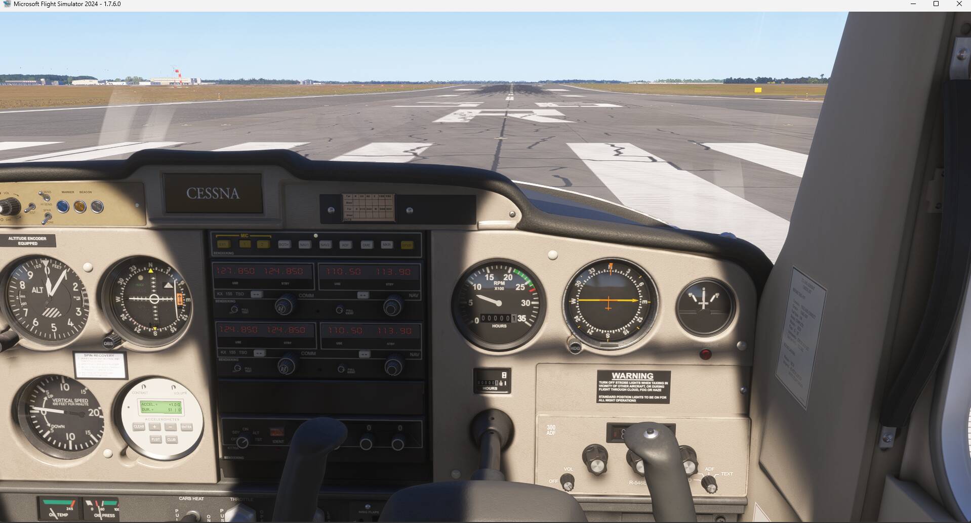 Cessna 152 Aerobat - 2 Instrument Needles are black and really hard to ...