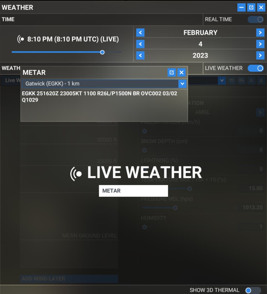 Live Weather very old mismatch beetwen friend - #2 by ConePilote2 ...